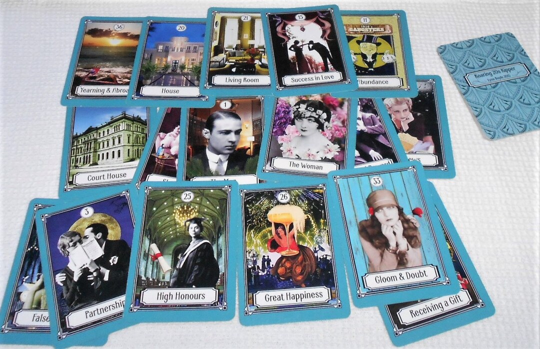 Roaring 20s Kipper 1890s Version Fortune Telling Cards. Brand New. Self ...