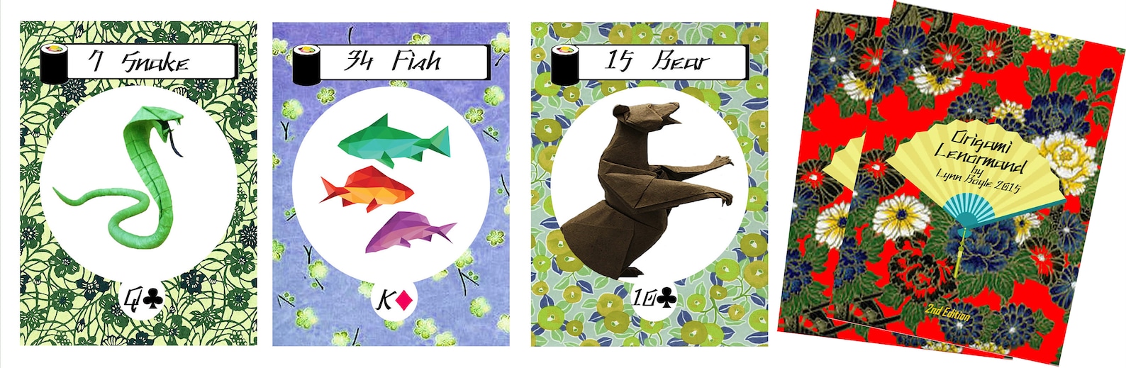 Origami Lenormand Fortune Telling Oracle 36 Cards. 2nd Ed. Brand New ...