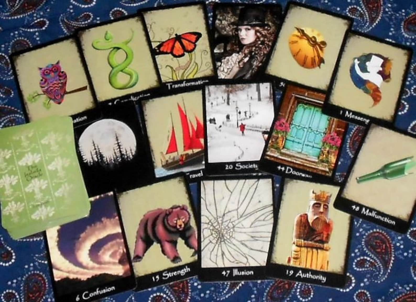 Isabella Len-oracle Cards by Lynn Boyle. 54 Cards. Brand New. Self ...