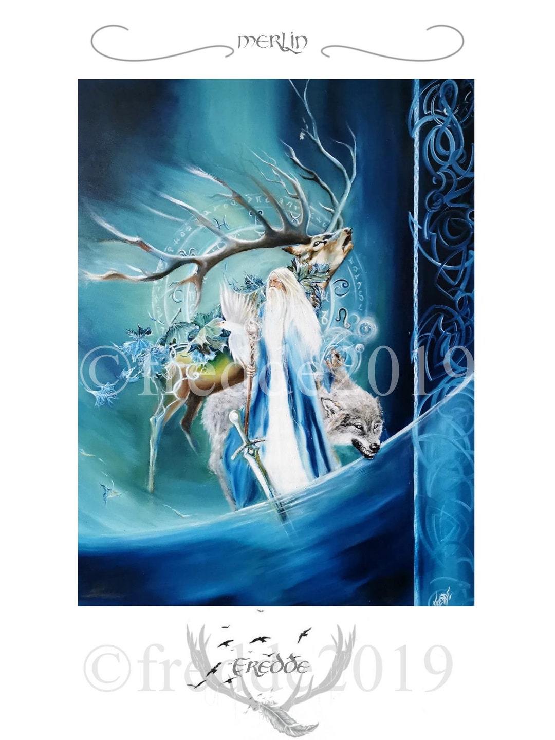 Merlin Art Print - Etsy