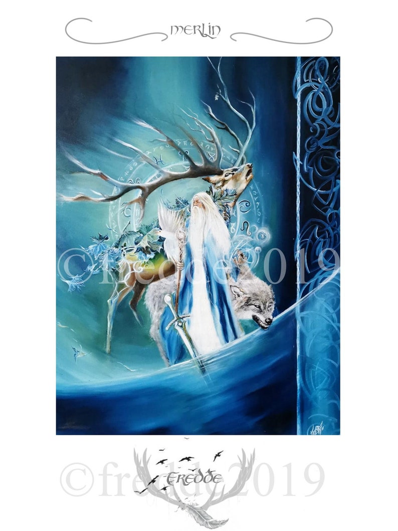 Merlin Art Print - Etsy