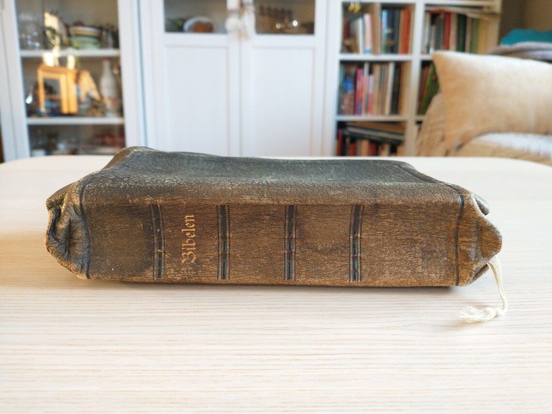 Norwegian the Bible 1909 / Antique / Holy Bible / Gift / Lunde - Etsy