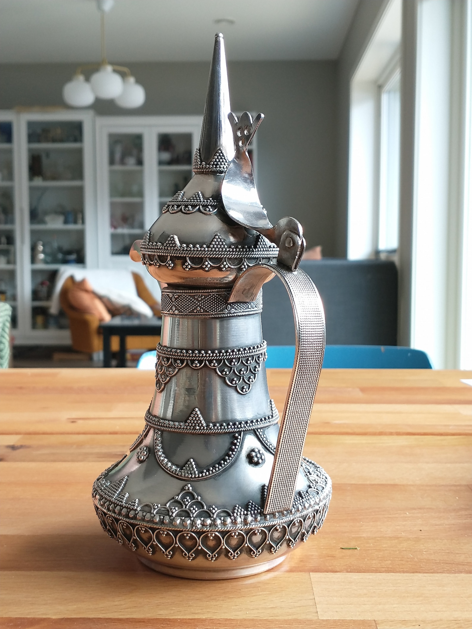 Dallah, Arabic Coffee Pot, 925 Silver, Antique, Ornament, Gift - Etsy