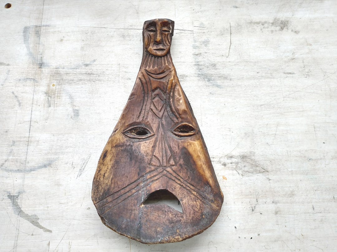 Primitive Pacific Islands Buffalo Scalpula Mask, Wall Decor - Etsy UK