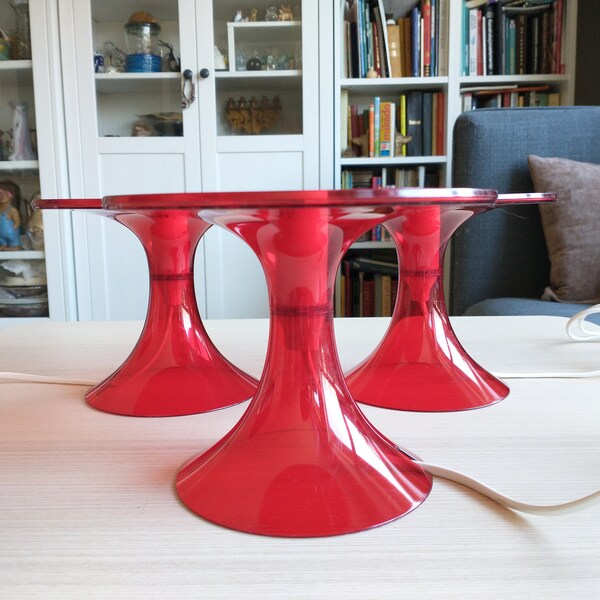 Ikea Red Table - Etsy