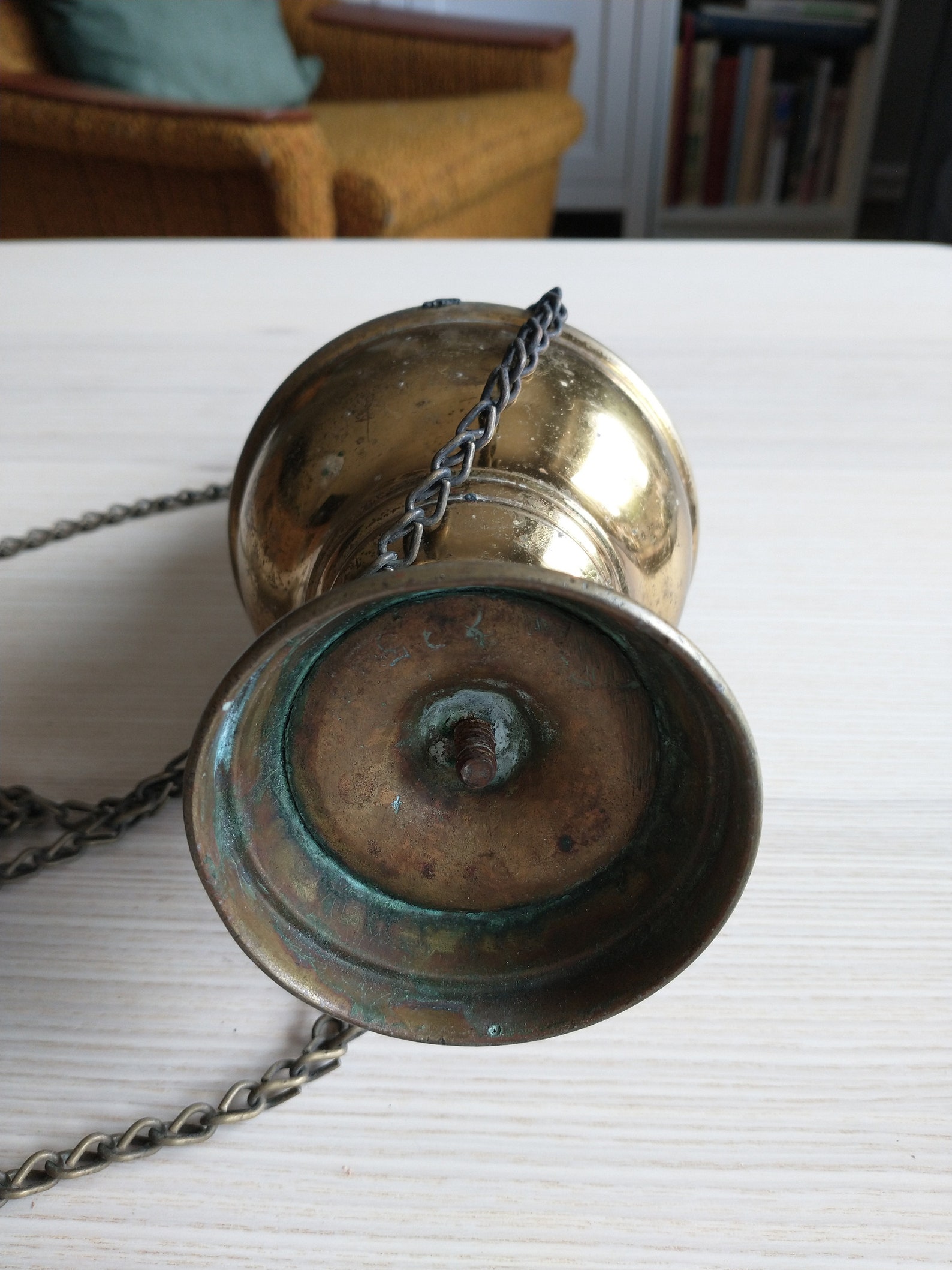 Antique Church Censer Triple Chain Incense Burner - Etsy