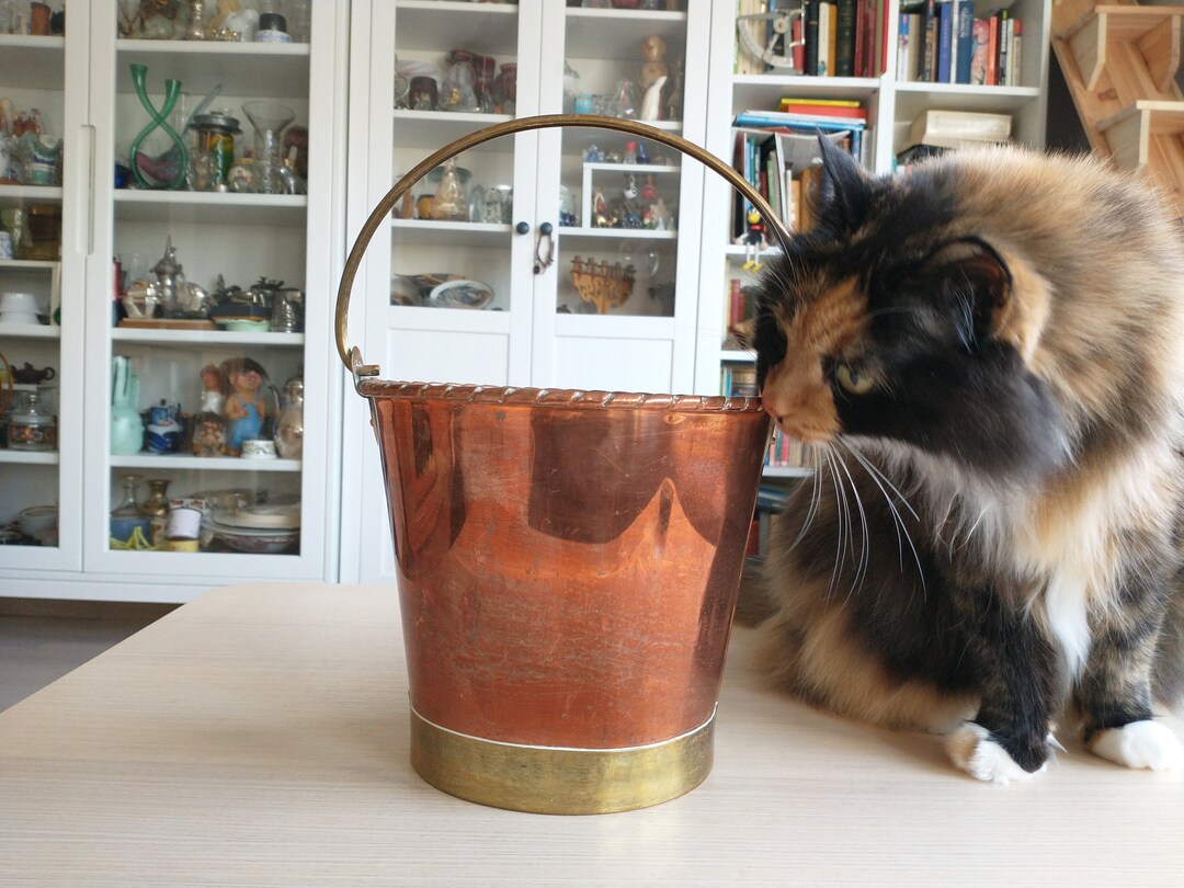 Scandinavian Handcrafted Copper Bucket / Solid Copper Bucket ...