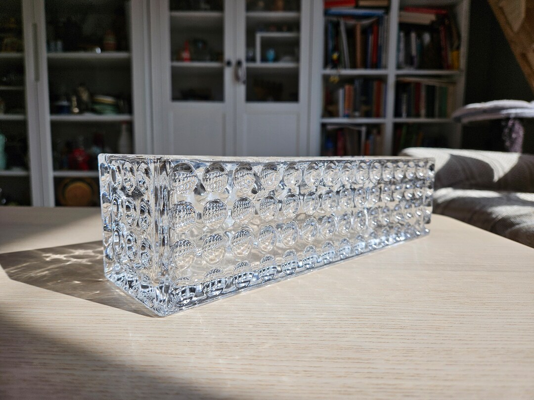 Stunning Rectangle Dented Basket/glass Organizer - Etsy