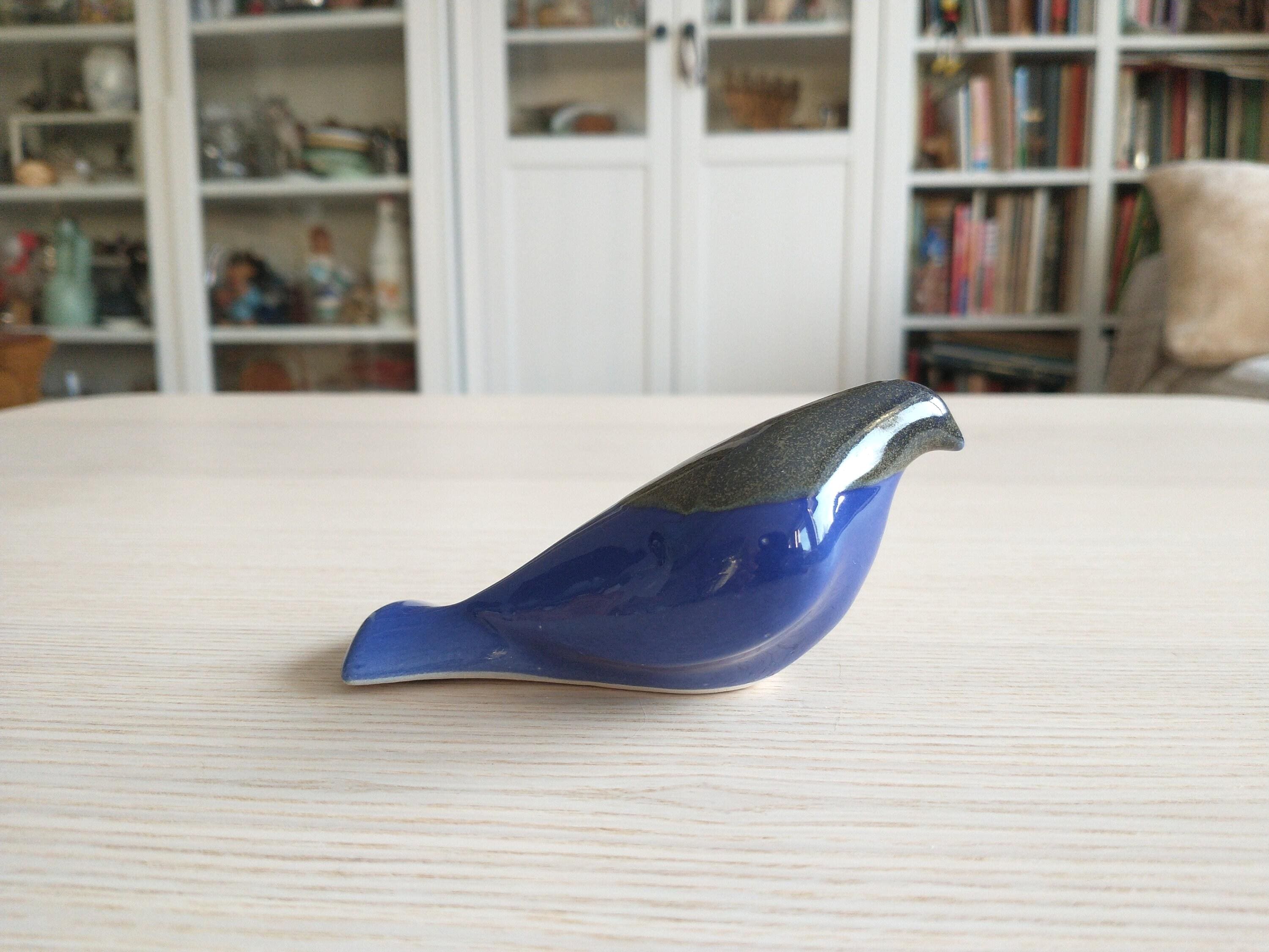 Scandinavian Handmade Blue Bird / Ceramic / Peace - Etsy