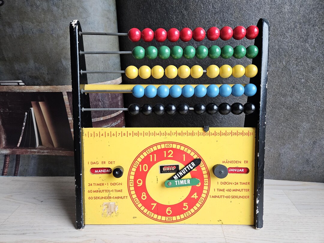 Norwegian Vintage Children's Abacus/brio Sweden/educational Toy - Etsy