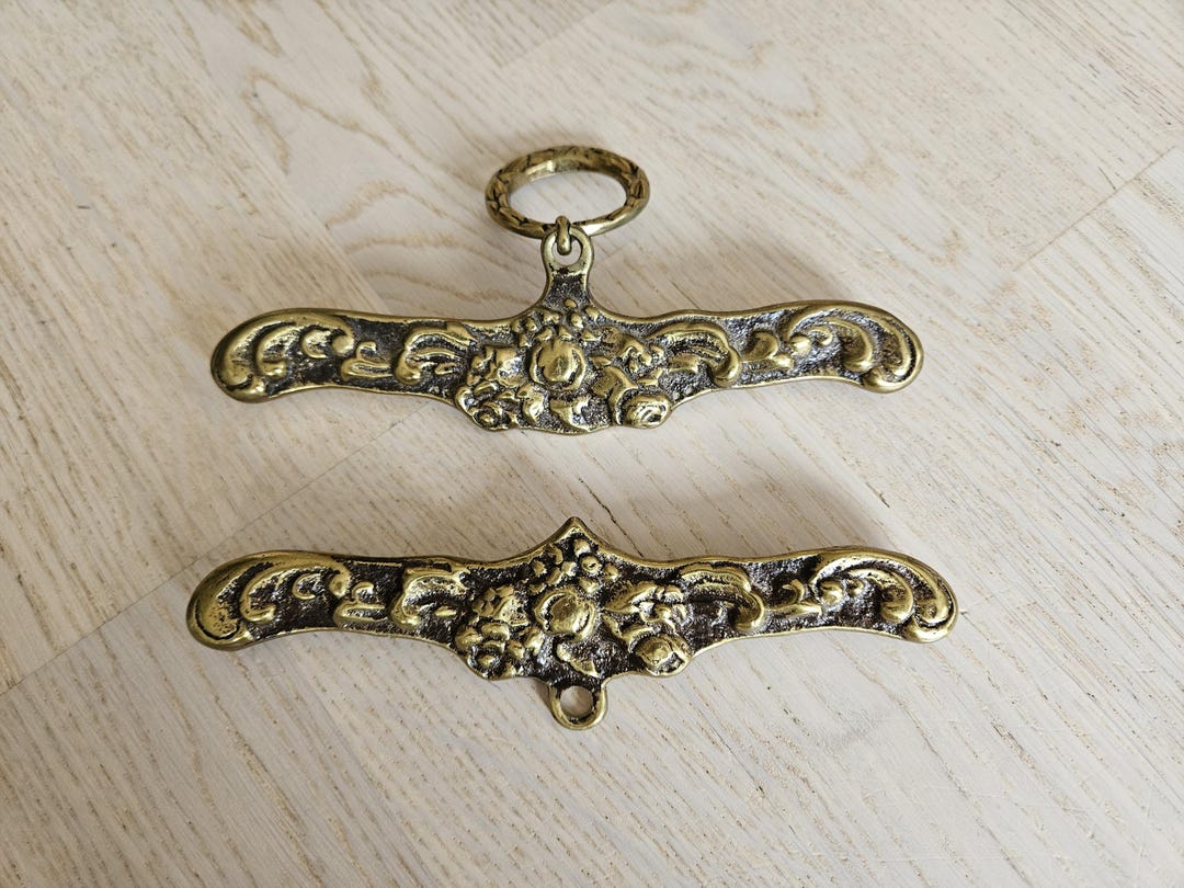 Beautiful Brass Bell Pull Hangers/tapestry Hangers/hand Craft - Etsy