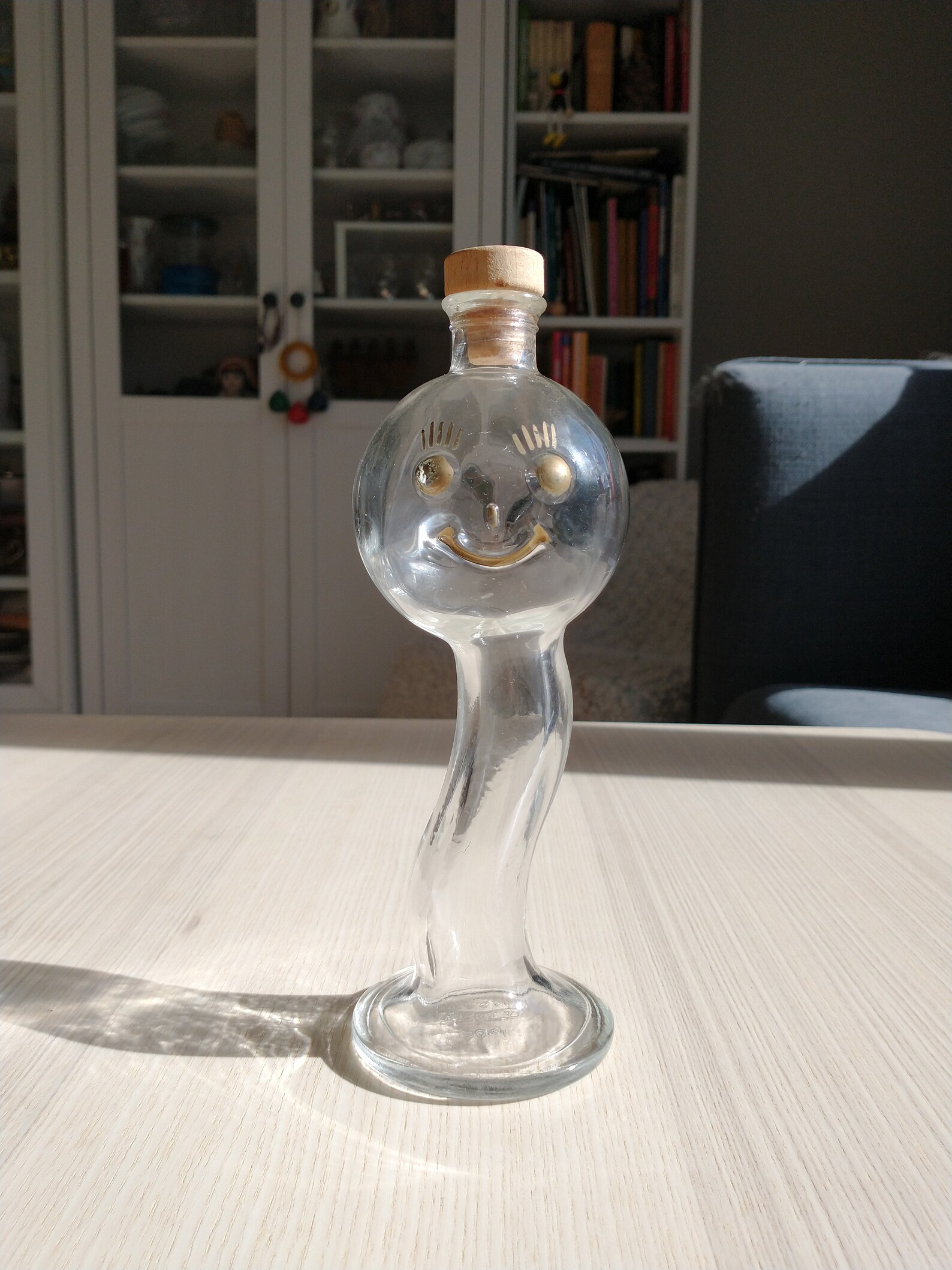 Kefla Smile Glass Bottle Wine Bottle Depose Glass Funny - Etsy