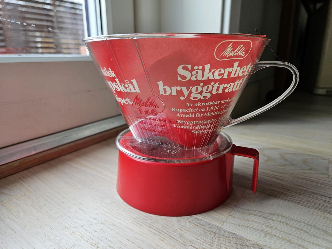 Vintage Melitta 1x6 Coffee Dripper Set/barista/coffee Shop - Etsy