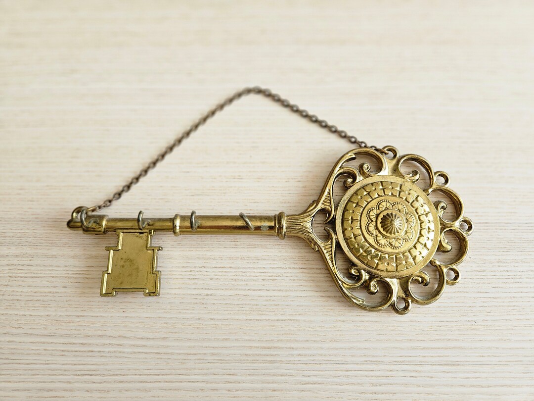 Floral Gold Tone Key Rack/romantic/gift - Etsy
