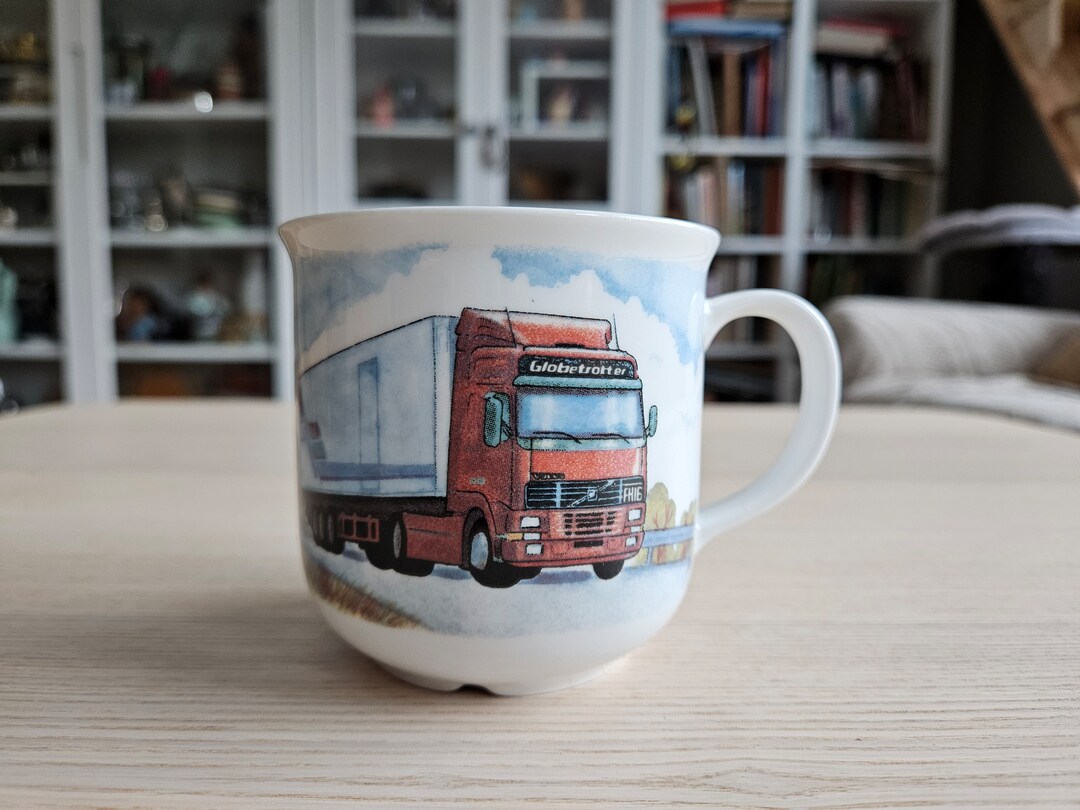Globetrotter Volvo Truck Mug / Rorstrand Sweden / Gift for Him - Etsy