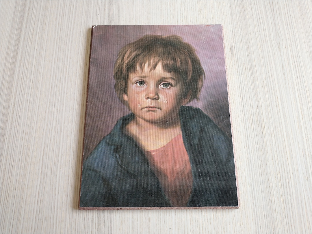 The Crying Gypsy Boy, Giovanni Bragolin, Printing, Wall Decor - Etsy