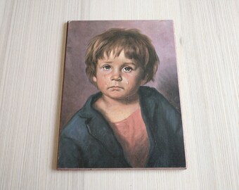 Crying Boy Painting - Etsy