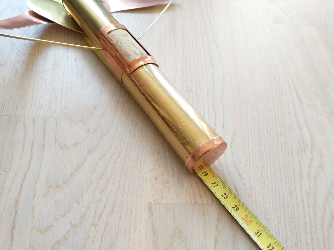 Large Matchstick-holder Brass and Copper | Etsy