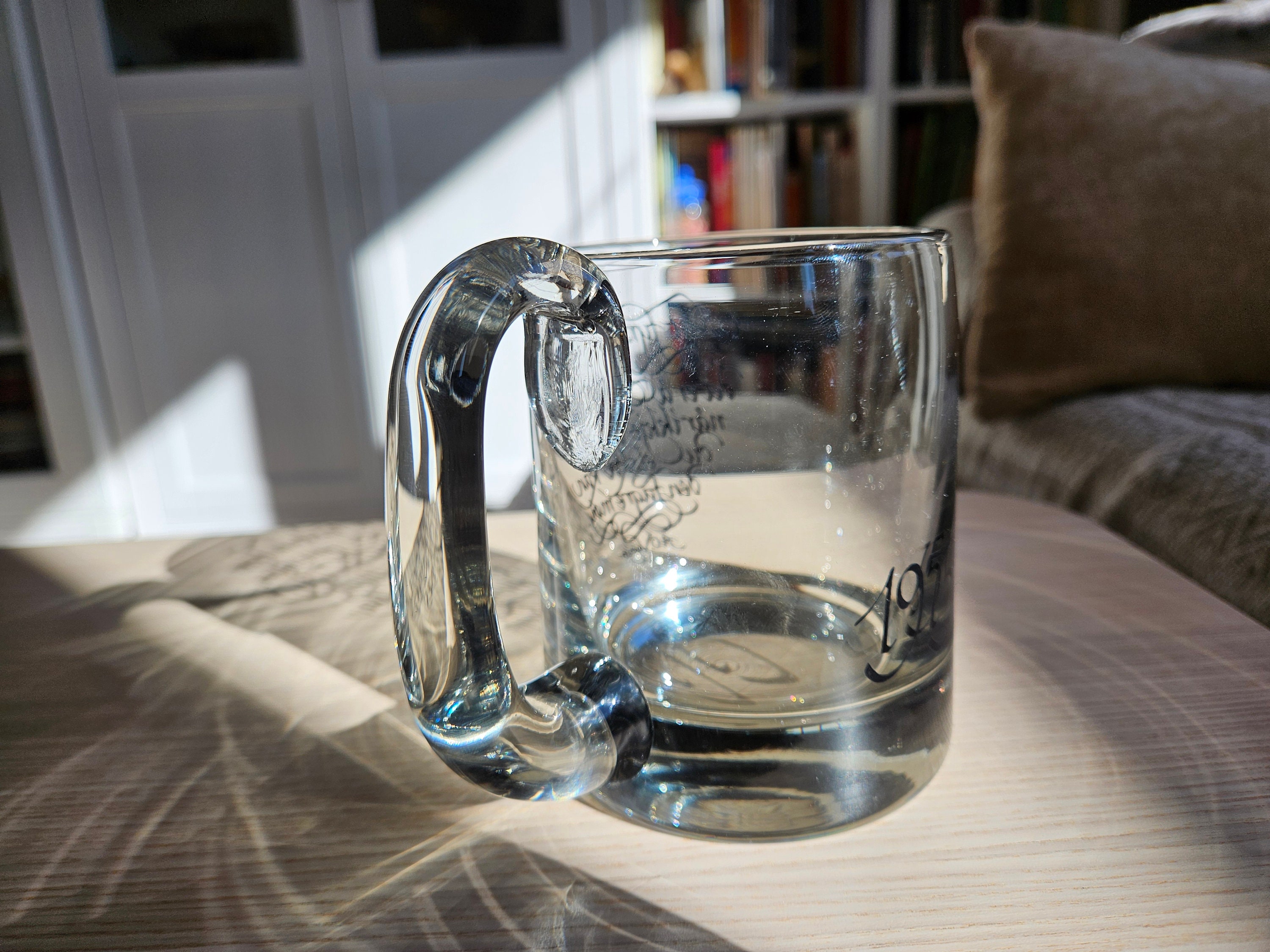 1975 Hadeland Glassverk Norway Beer Glass/nordic Gift/ Smoked Glass - Etsy