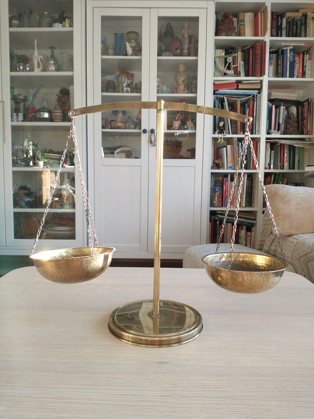 Stunning Brass Balance Scales / Display / Kitchen / Cottage - Etsy