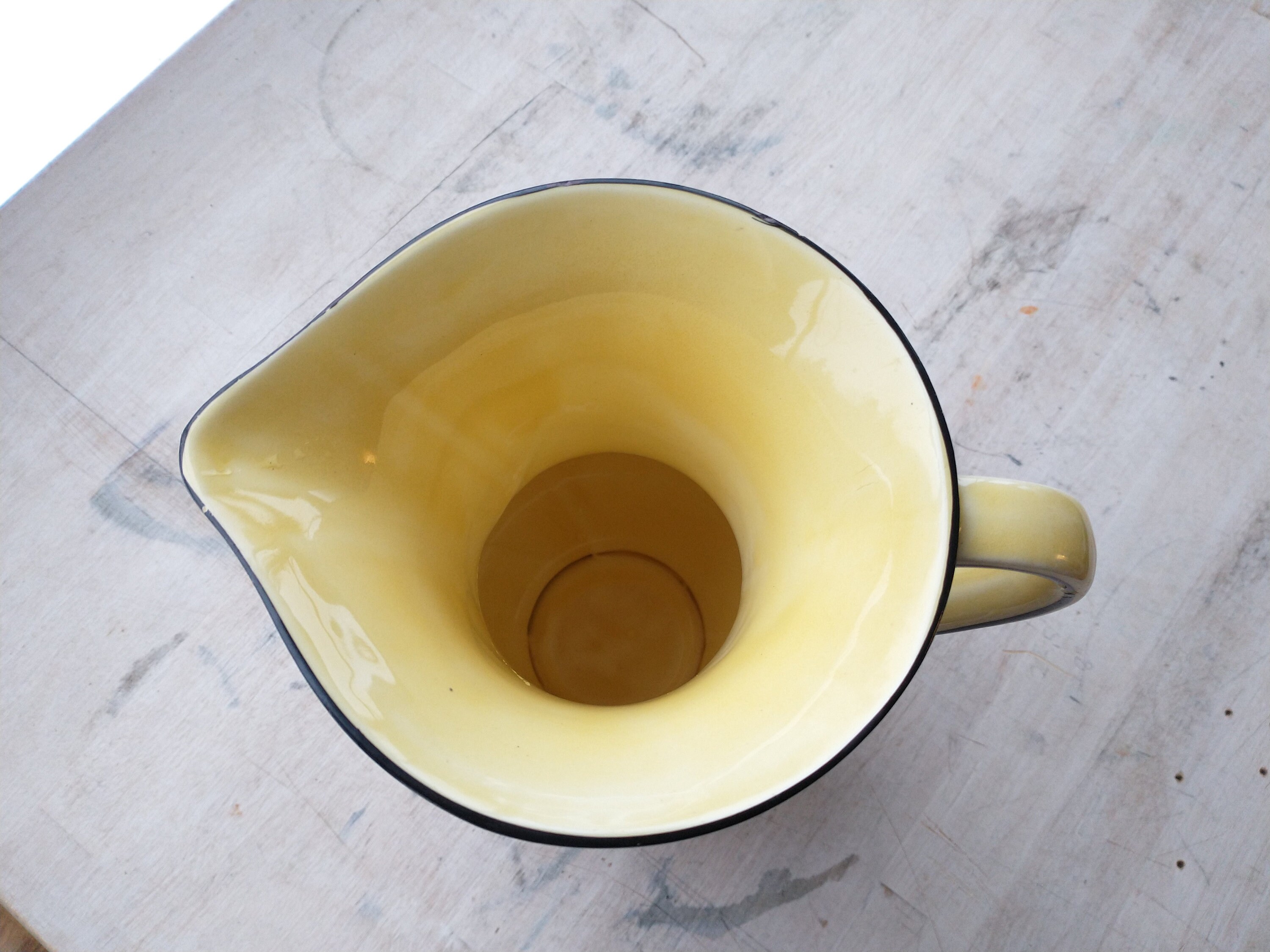 Ditmar Urbach, Czechoslovakia, Art Deco, Jug, Vase, Yellow, Green ...