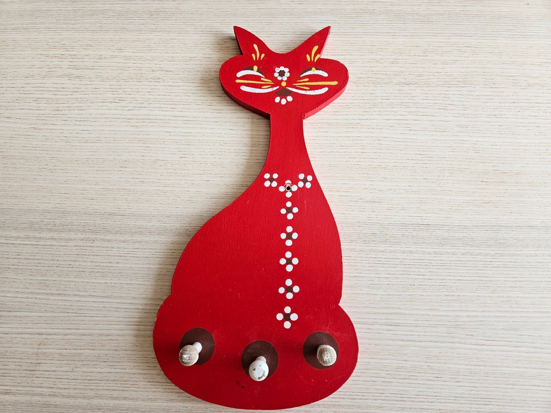 Scandinavian Cat Key Rack/key Hanger/entryway - Etsy