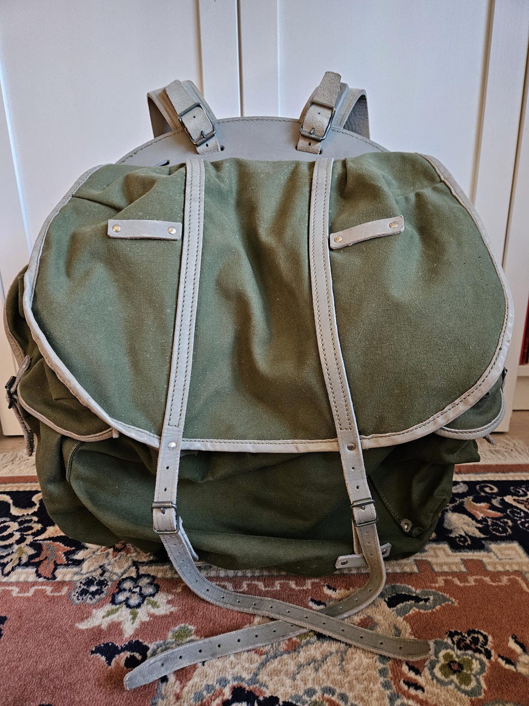 Solid Norwegian Military Rucksack/1968/vintage Backpack - Etsy