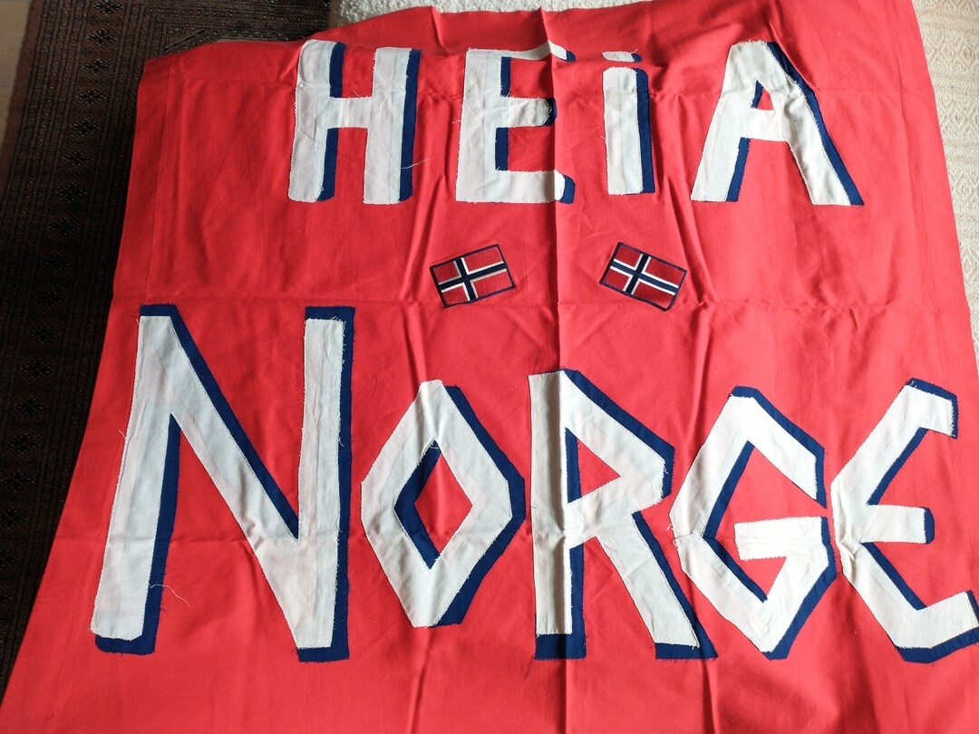 Heia Norge / Go Norway / Cheering Banner for Norway - Etsy