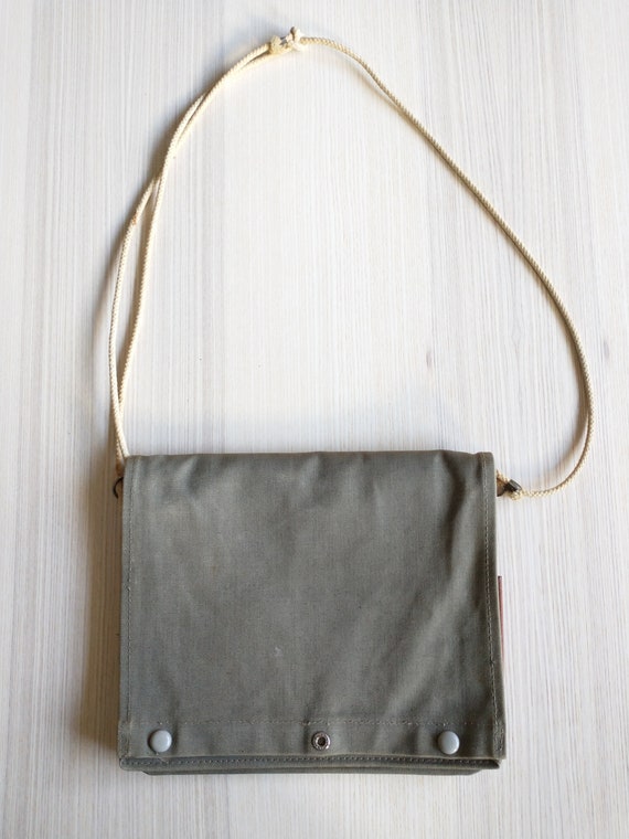 Swedish, Canvas Hiking Map Bag, Messenger Bag - Gem
