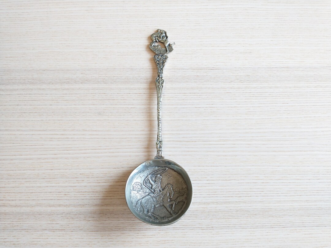 Decorative Cowboy Potato Serving Spoon / American History / Vintage ...
