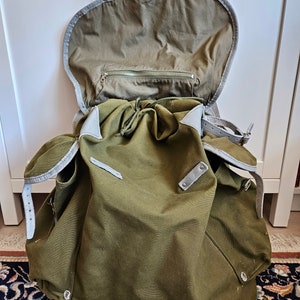 Solid Norwegian Vintage Military Rucksack/1976/camping - Etsy