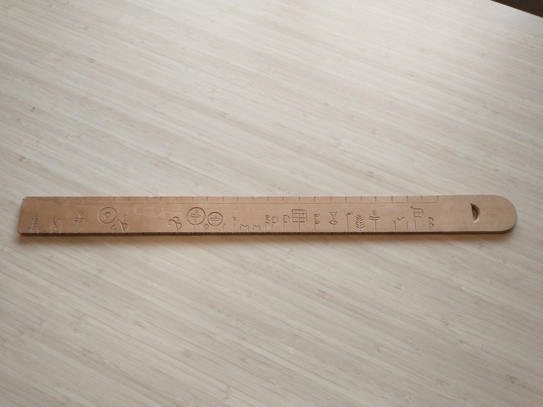 Large Norwegian Runic Calendar, Primstav, Folk, Scandinavian - Etsy