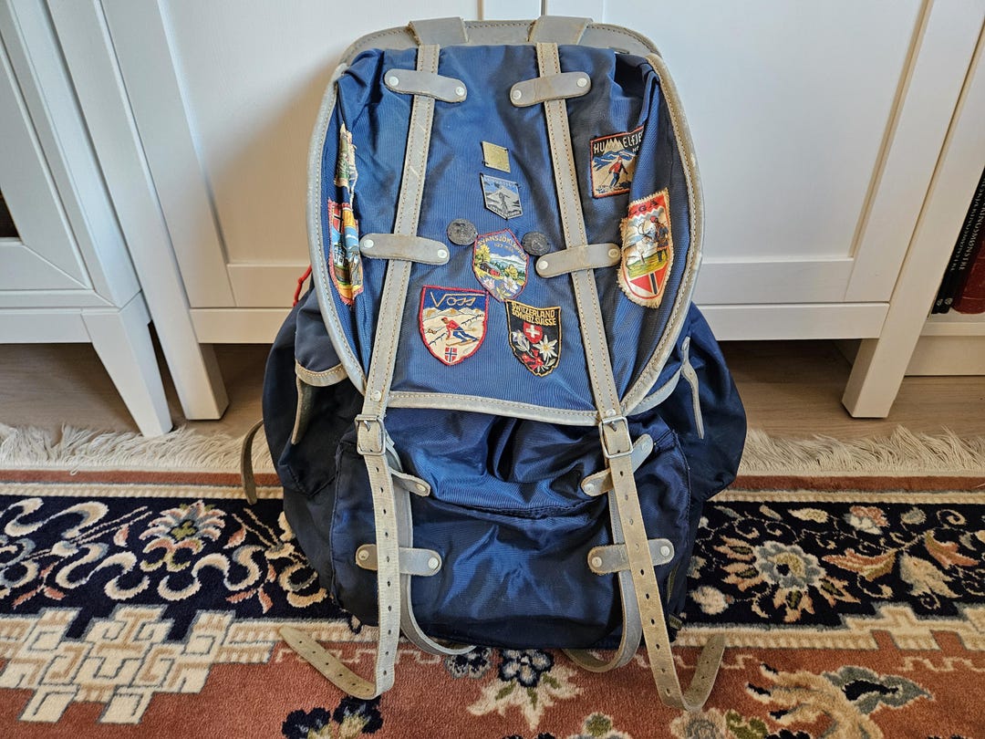 Original Norwegian Vintage Hiking Backpack/nostalgia Patches - Etsy