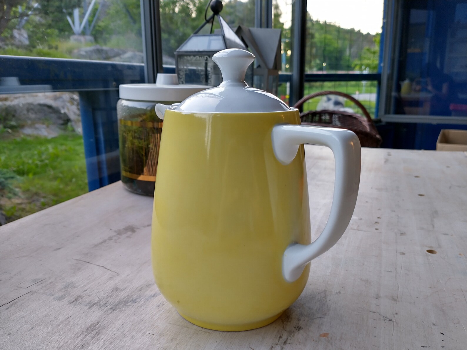 Rare Melitta Yellow White Teapot 1-6 Coffee Pot Mid-century - Etsy