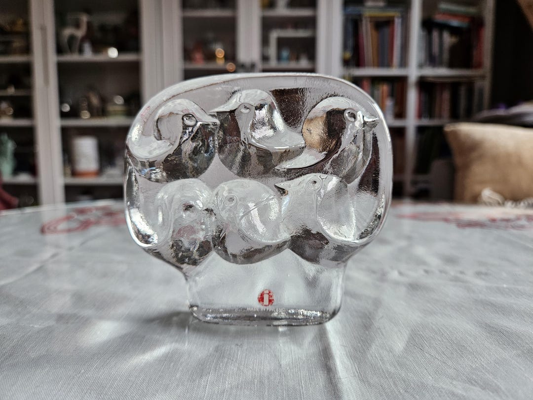 Jorma Vennola for Iittala Finland/glass Paperweight/nordic Design - Etsy