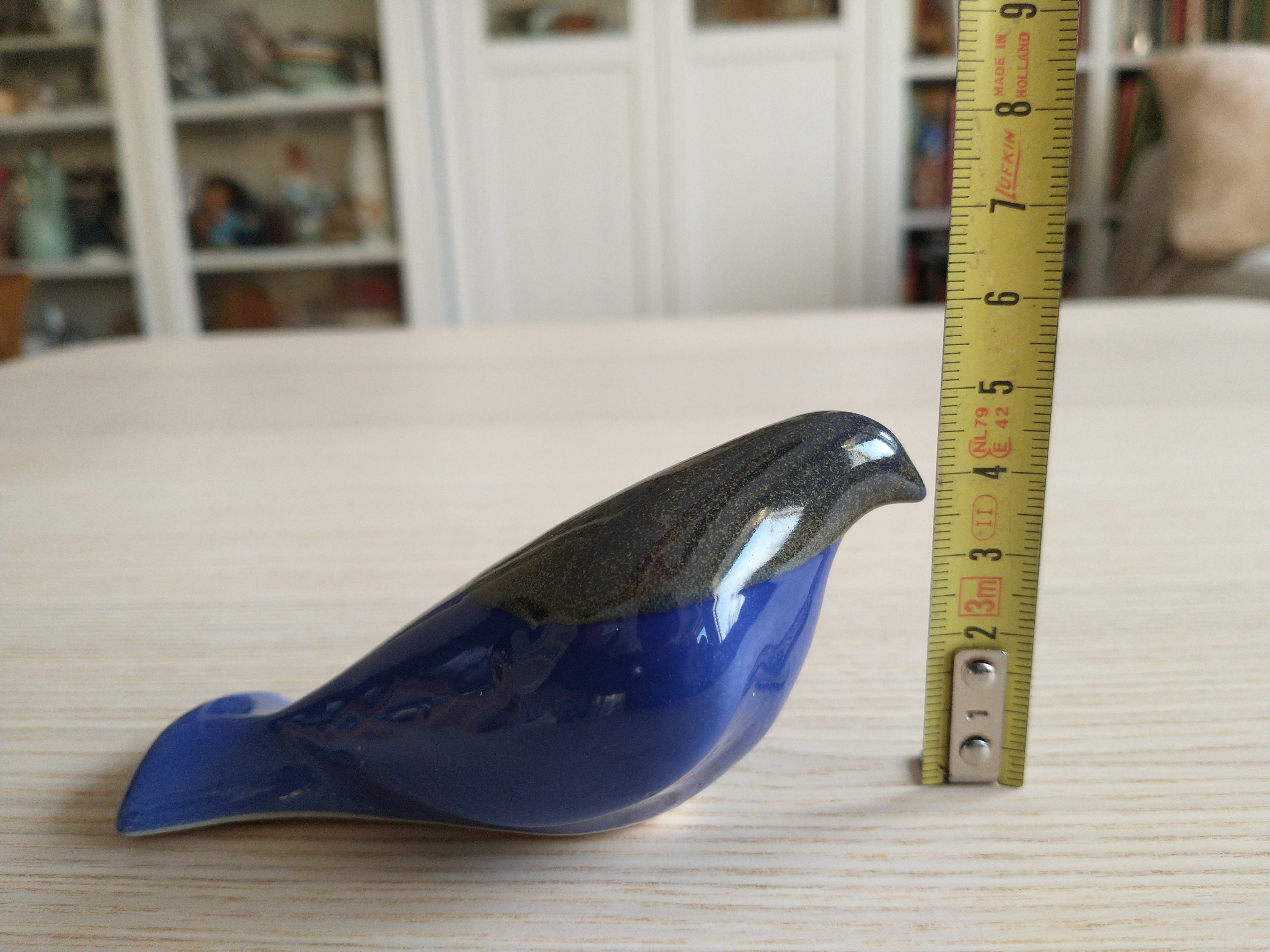Scandinavian Handmade Blue Bird / Ceramic / Peace - Etsy