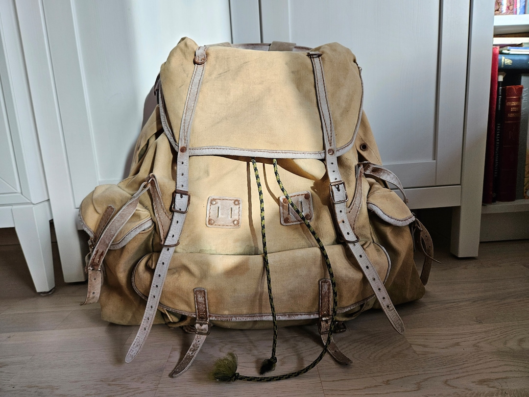 Haglofs Sweden Rustic Canvas Rucksack/cabin/ Army - Etsy