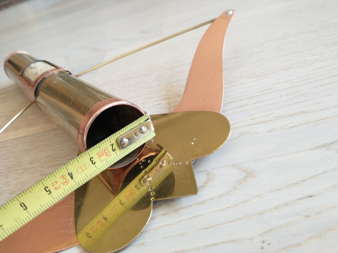 Large Matchstick-holder Brass and Copper | Etsy