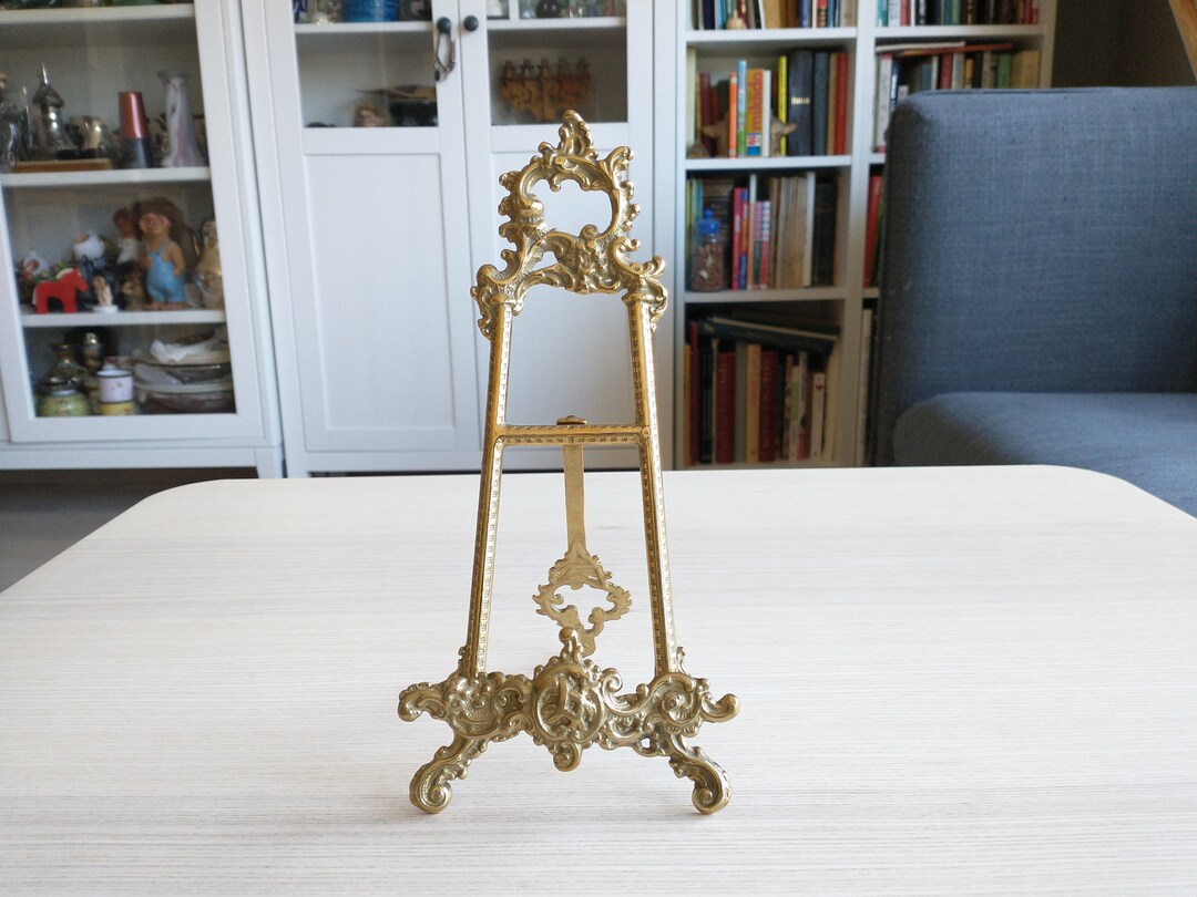 Rococo Style Gold Tone Picture Stand / Luxury Ornament / Classic ...
