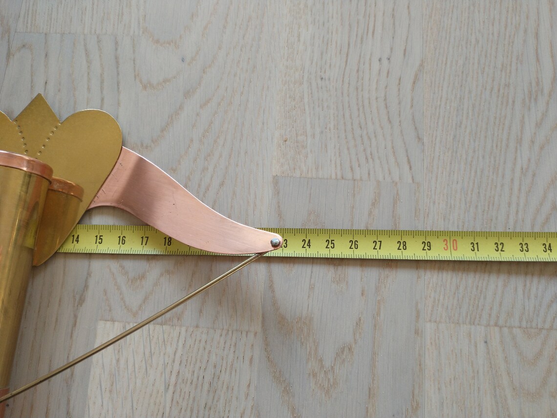 Large Matchstick-holder Brass and Copper | Etsy