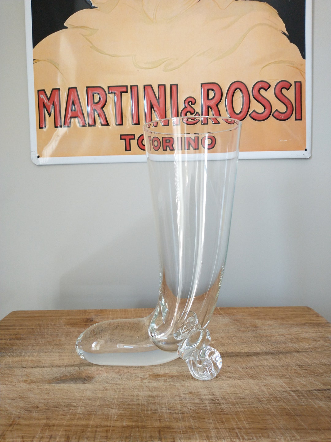 Magnor Norway Glass Viking Drinking Horn / Viking Vase / Scandinavian ...