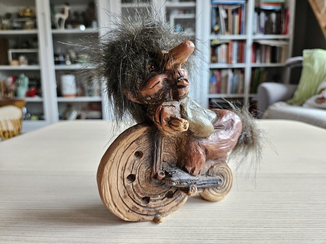 Fosse Troll Norway/biker Troll/gift - Etsy