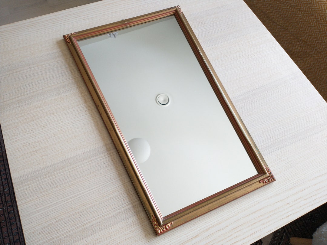 Rustic Antique Wall Mirror / Trapezoid / Victorian Ornament - Etsy