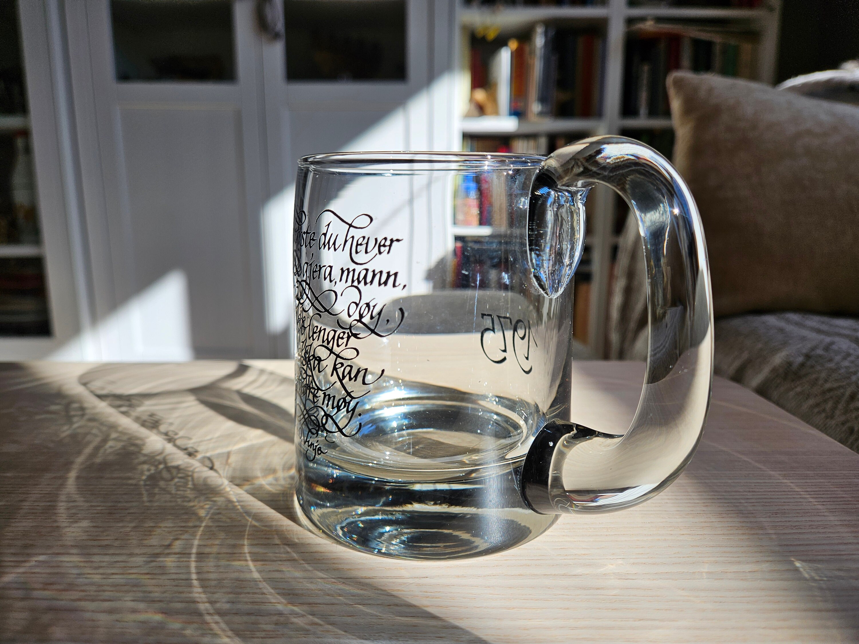 1975 Hadeland Glassverk Norway Beer Glass/nordic Gift/ Smoked Glass - Etsy