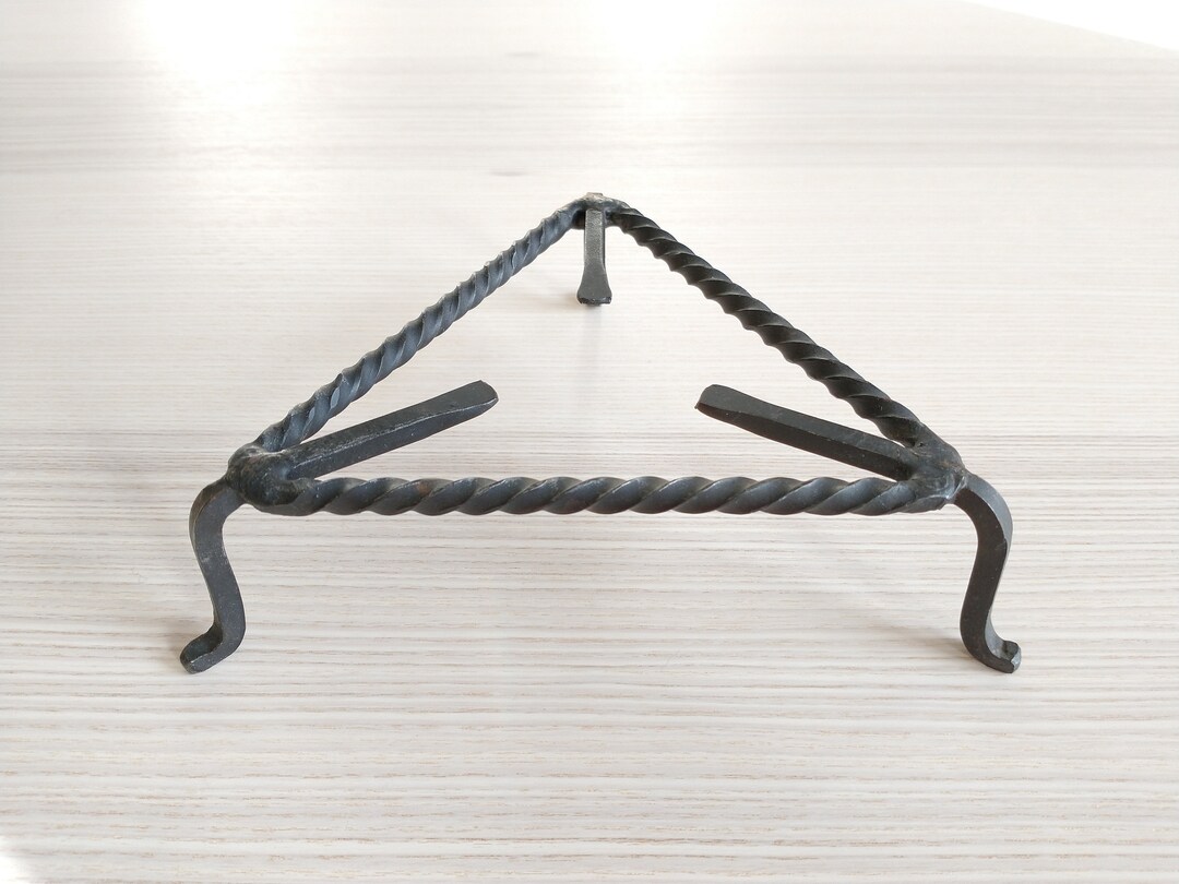 Scandinavian Wrought Iron Waffle Holder Plant Stand Twisted - Etsy ...