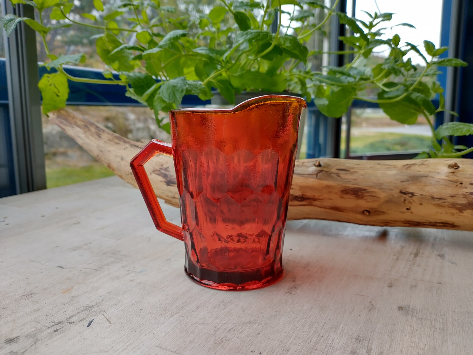 Hazel Atlas Honeycomb Cobalt Pressed Glass Creamer Ruby Red - Etsy