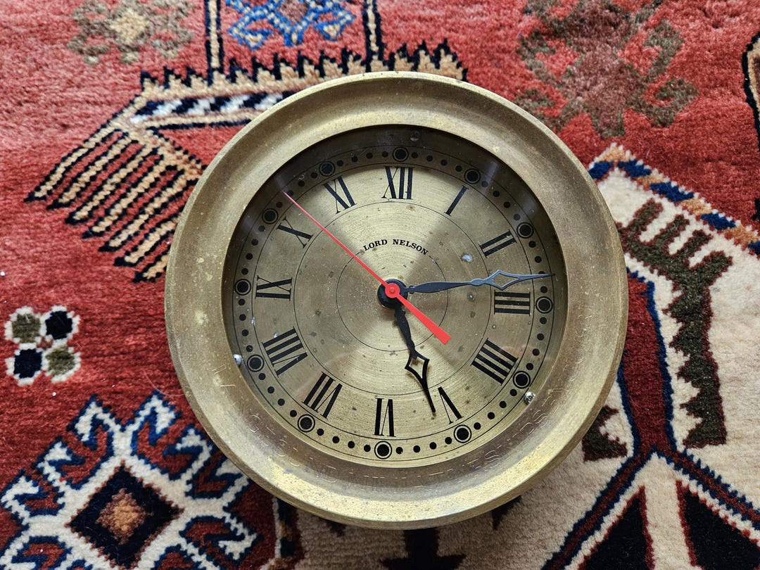 Lord Nelson Ship Clock/nautical Decor/gift - Etsy