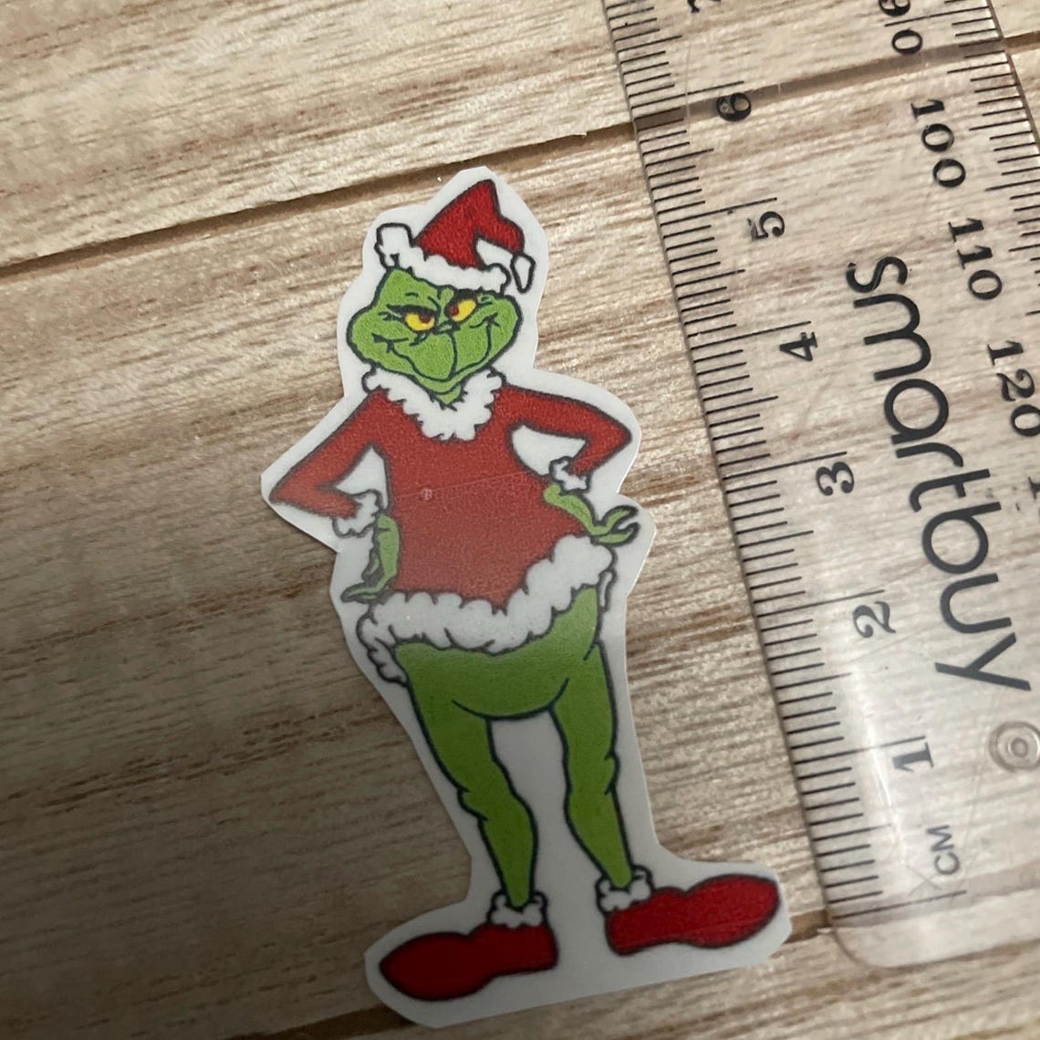 The Grinch Vinyl Printed Stickers X4for Wood Ceramics Glass Painted ...