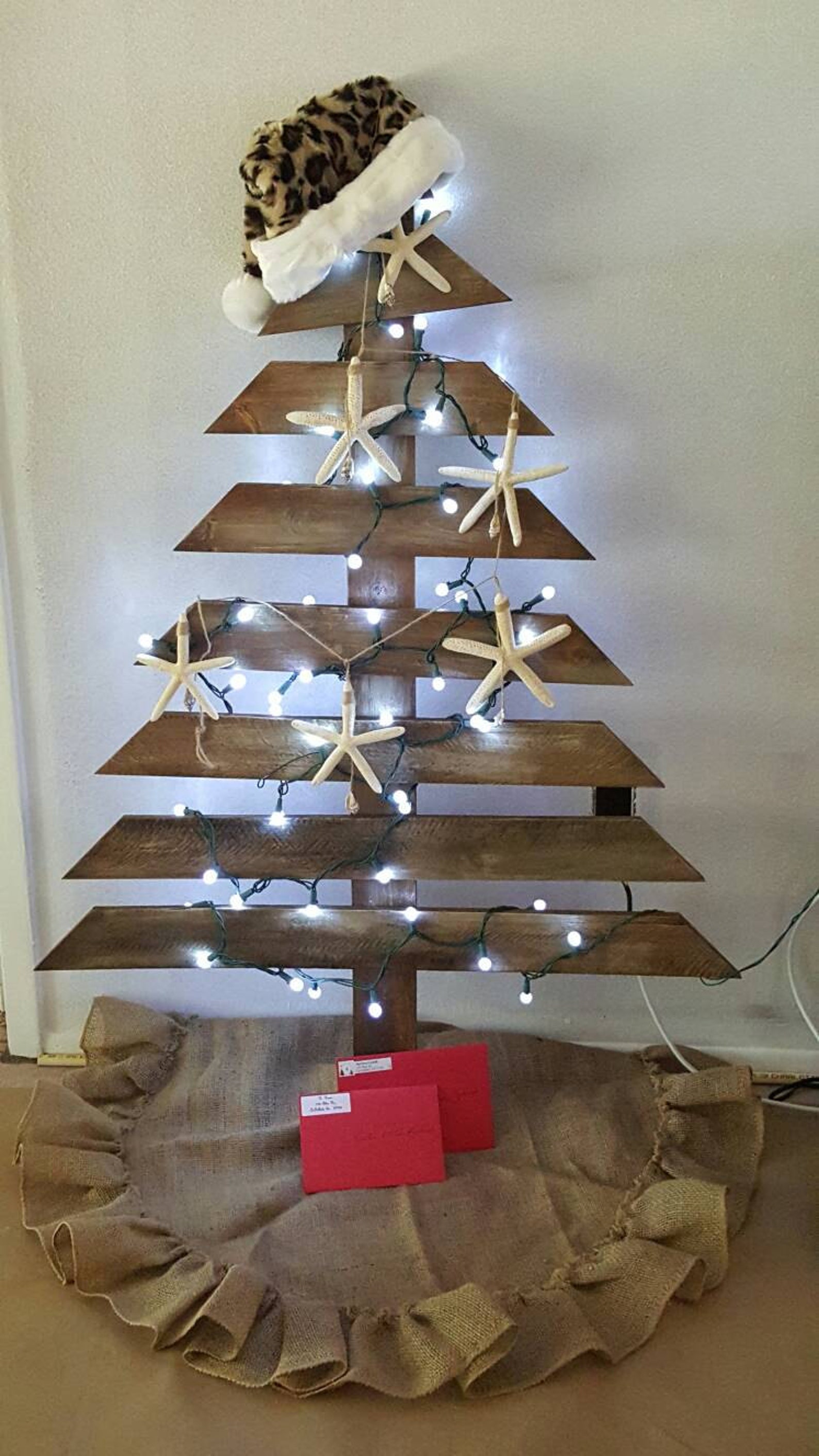 Shabby Chic Reclaimed Wood Christmas Tree. - Etsy