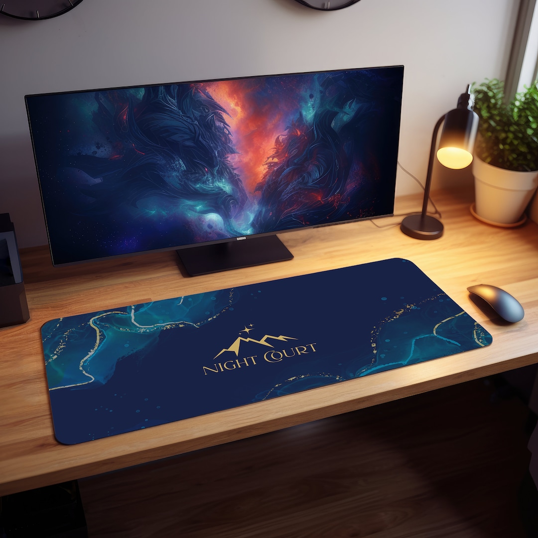 Night Court Desk Mat Mouse Pad | A Court of Mist and Fury Inspired ...